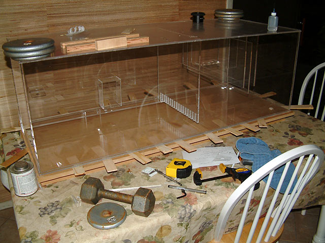 Constructing an acrylic sump | Melev's Reef